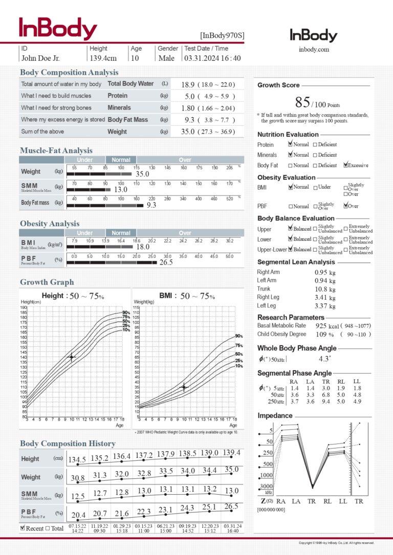 InBody970S - Research-grade Body Composition Analyzer